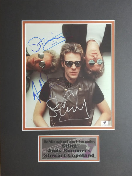 Signed photo of The Police – Celebrity Connections
